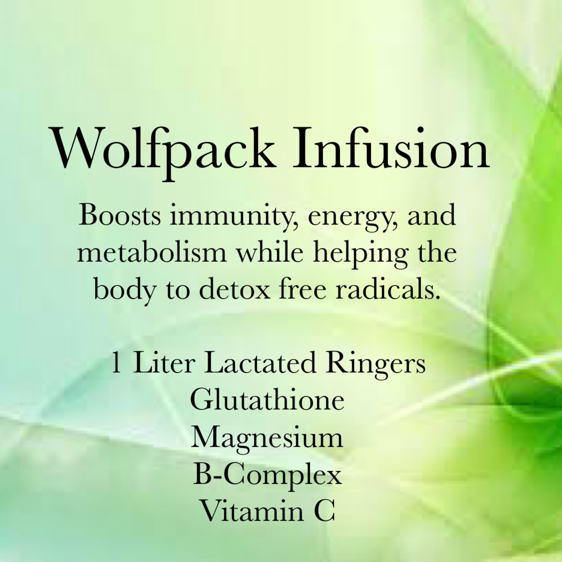 Wolfpack Infusion – Coastal Wellness NC